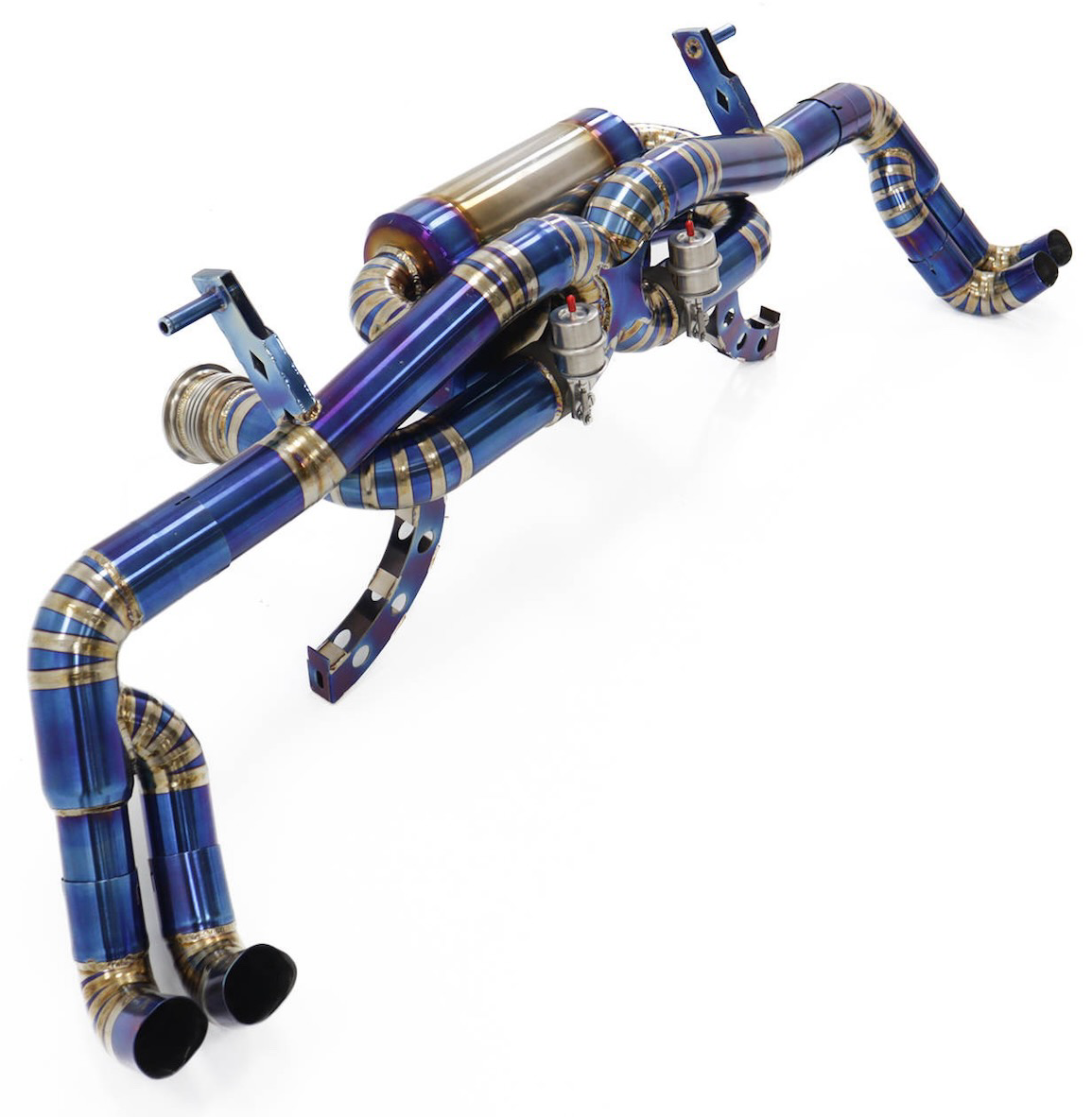 Blue Titanium X-Pipe 3 Inch Exhaust Kit for 2016-2019 R8 5.2L V10 V10 ...