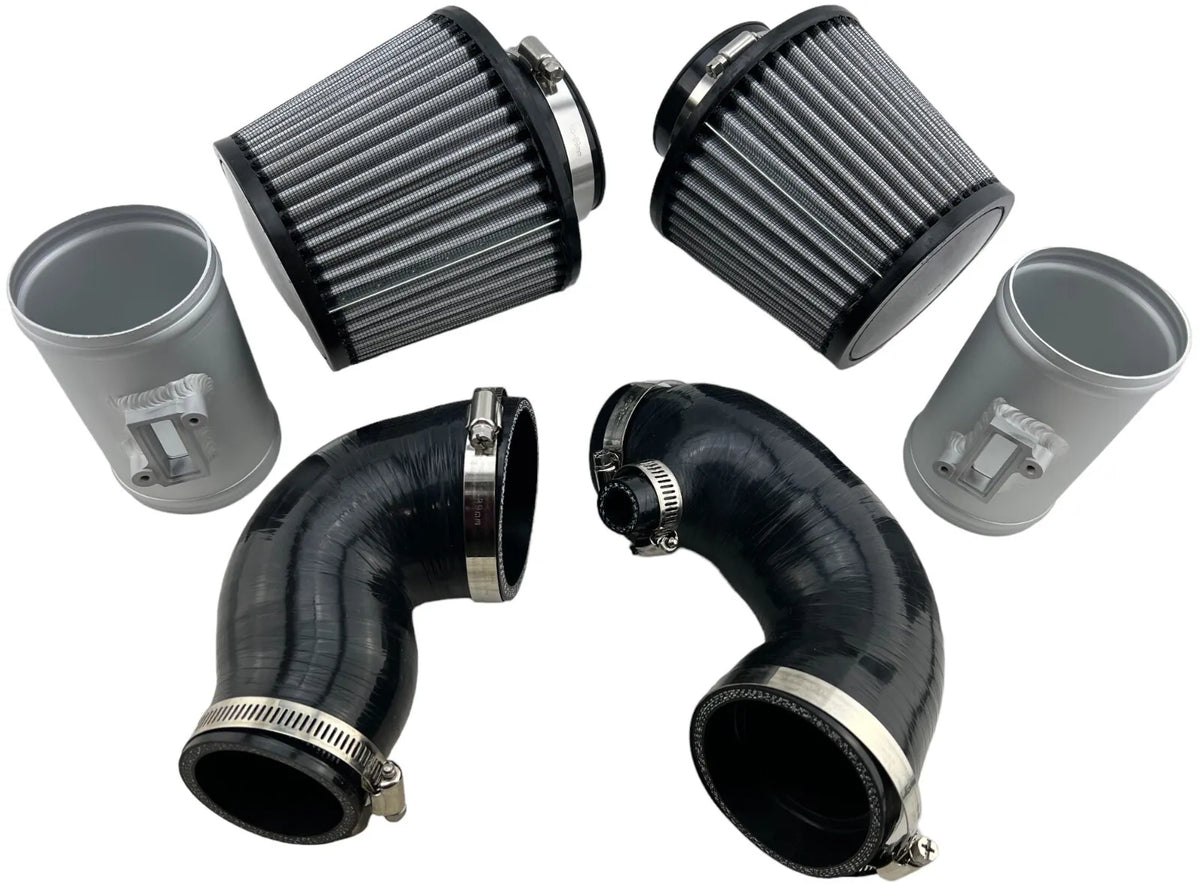 Dual Cold Air Intake System fits 2016+ Infiniti Q50 Q60 3.0L Twin Turb ...
