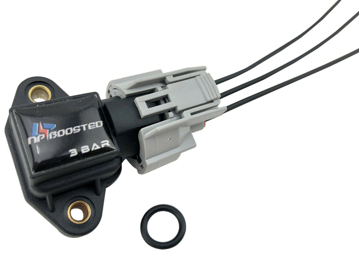 3BAR MAP Turbo Pressure Sensor for Honda CIVIC CRX B16 D15 D16 Integra ...