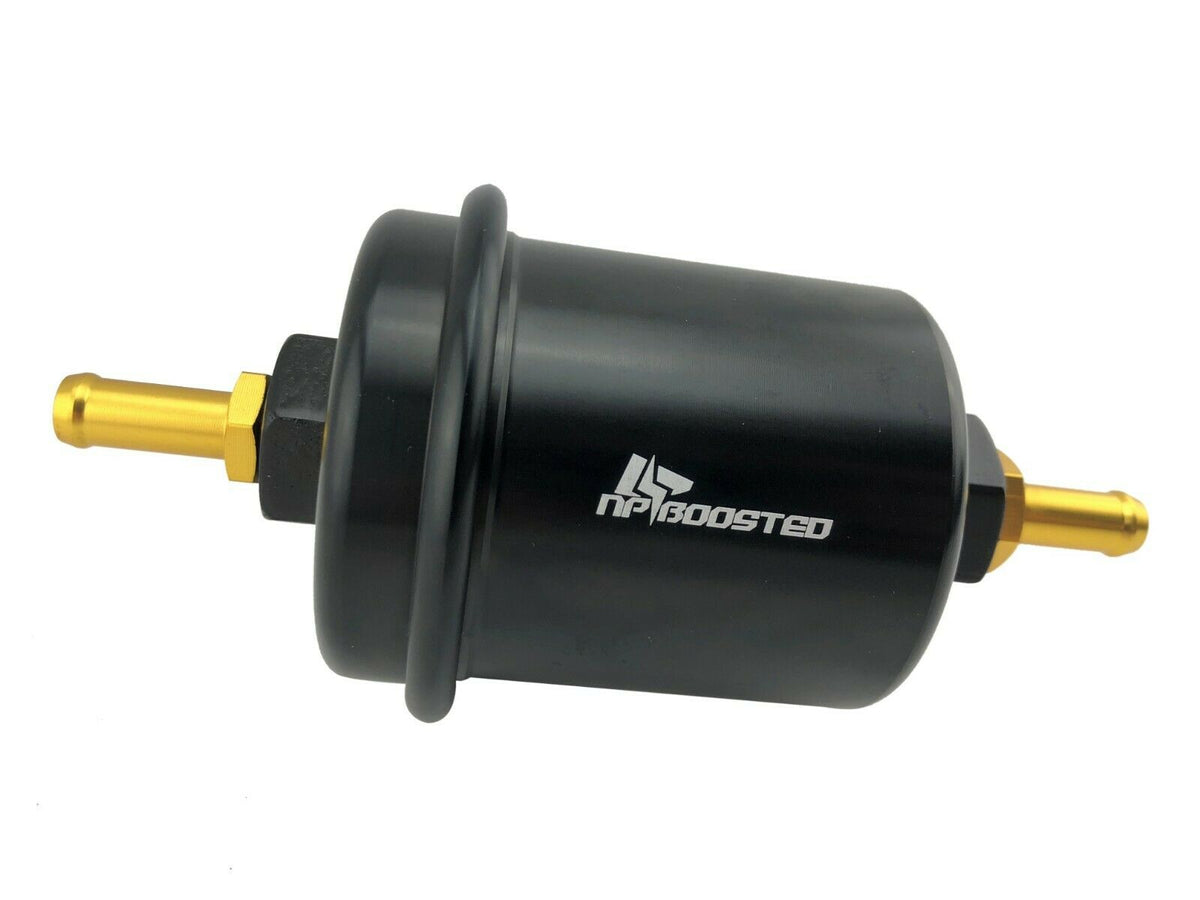 Universal JDM High Volume 200PSI Fuel Filter Hi Pressure Reusable Micr ...